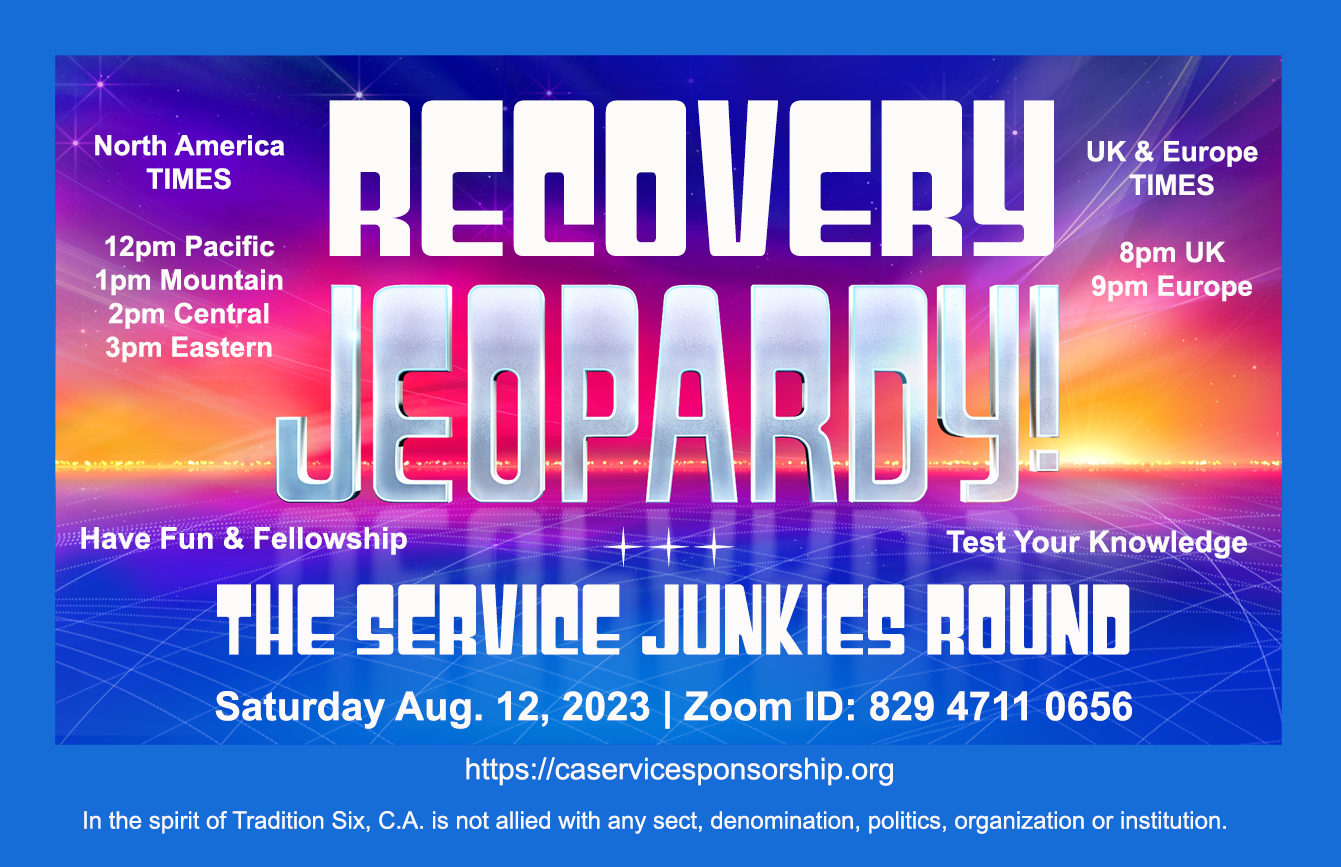 The C.A. Service Sponsorship Group – Facilitating Unity and Service ...